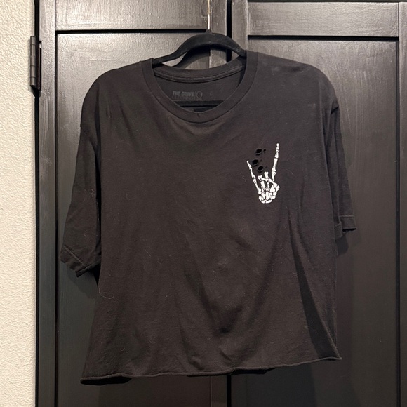 The Drive Clothing | Tops | The Drive Clothing Skeleton Distressed Crop ...